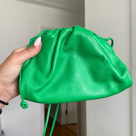 Bottega Veneta | Bags | Bottega Veneta Mini Pouch In Green | Poshmark